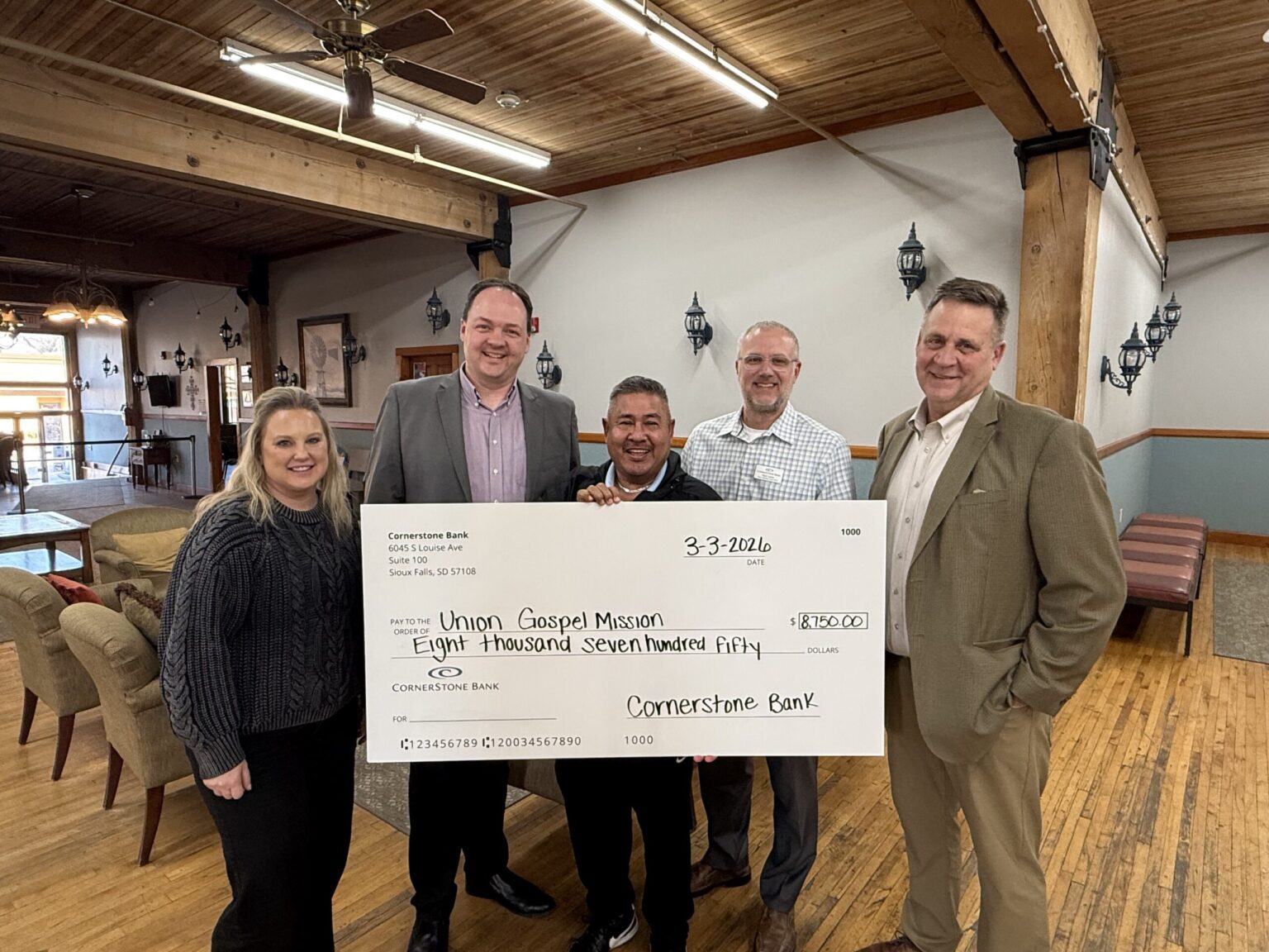 Cornerstone Bank partners with Federal Home Loan Bank of Des Moines to ...